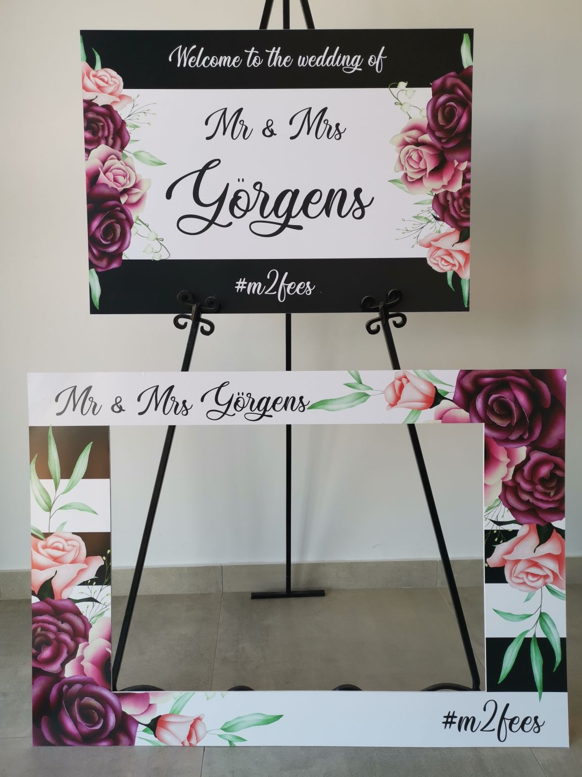 Polaroid Frame and Welcome Sign Combo - MU Studio