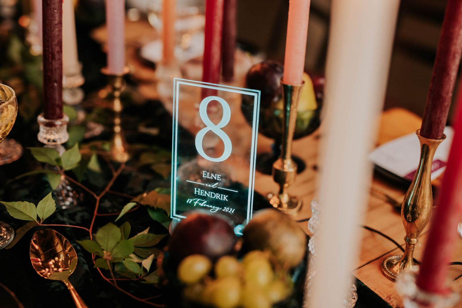 LED Table Numbers - MU Studio